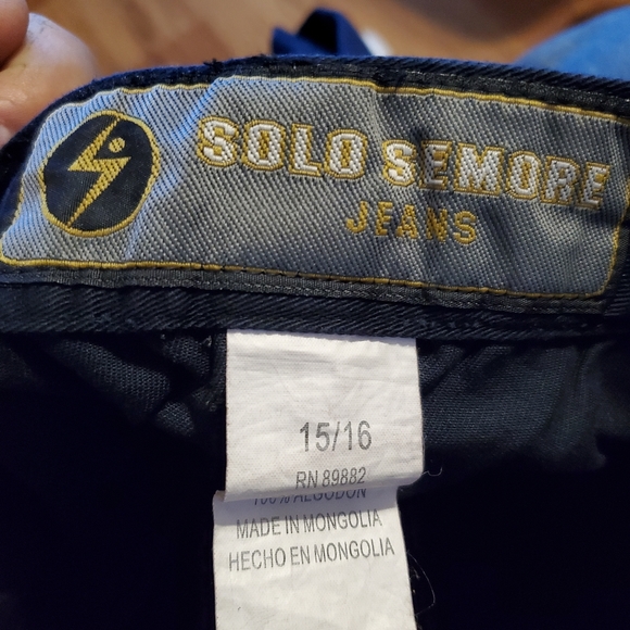 solo | Jeans | Vintage 9s Solo Semore Blue Mens Baggy Cargo Wide Leg ...